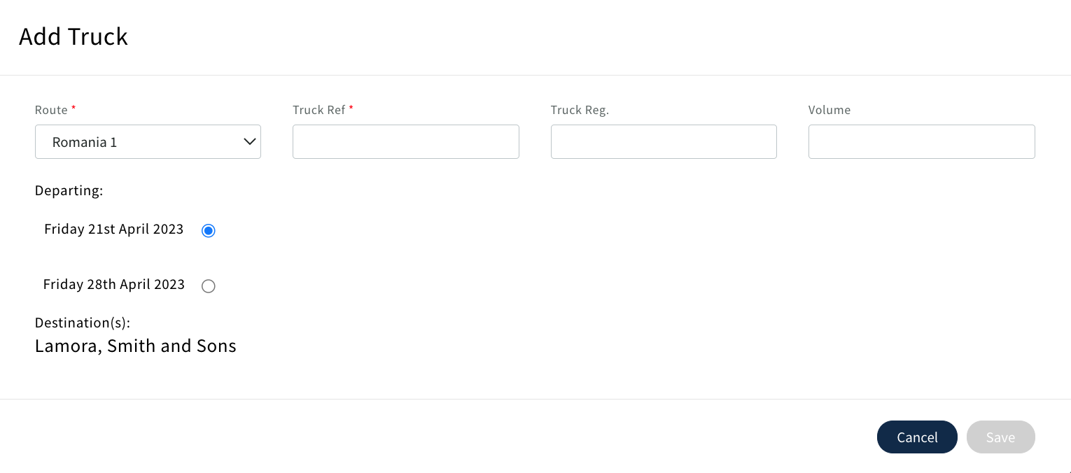 Create a Truck Loading List – Fabacus
